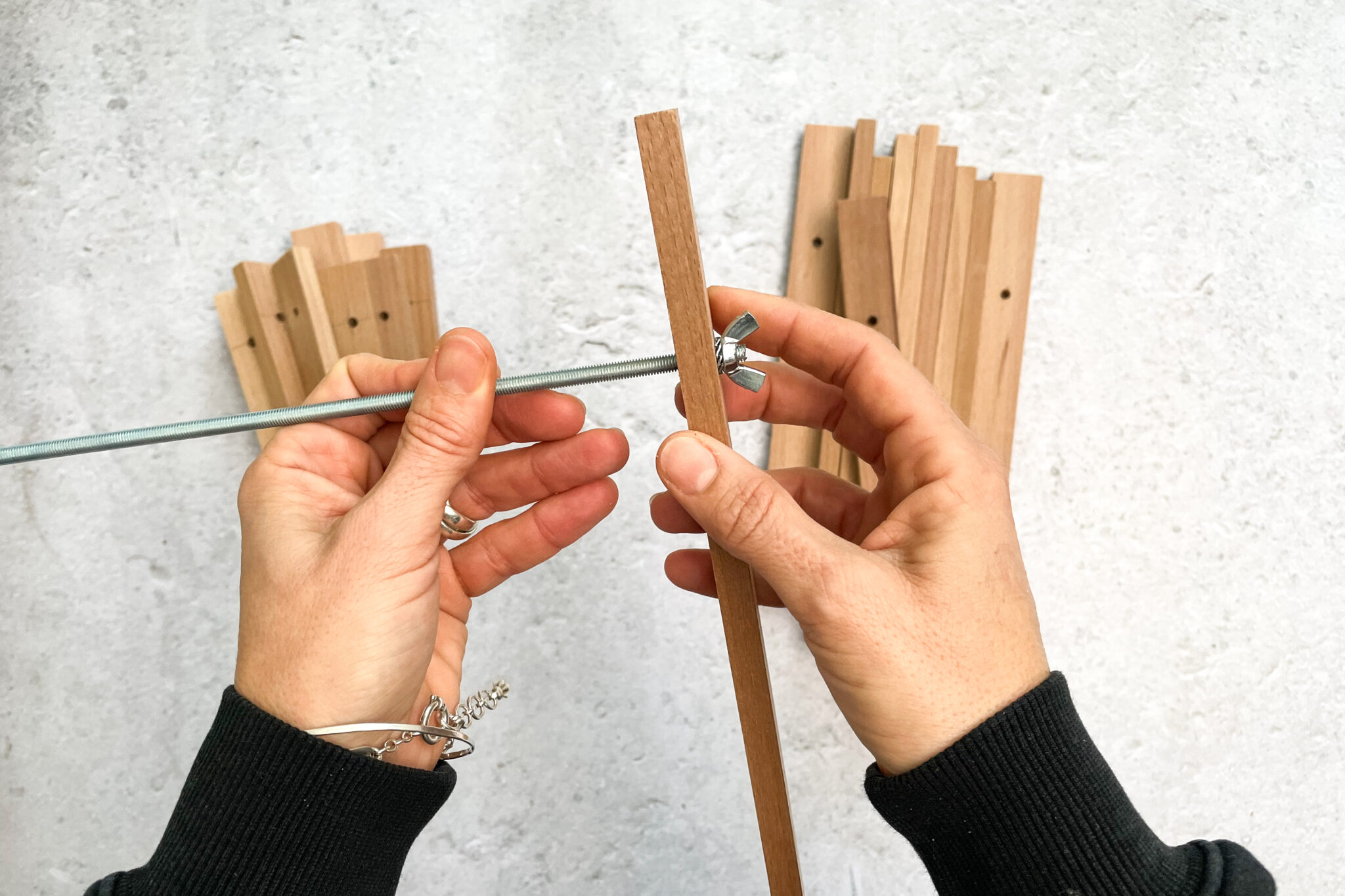 DIY Topfuntersetzer aus Holzleisten / LouMalou.ch