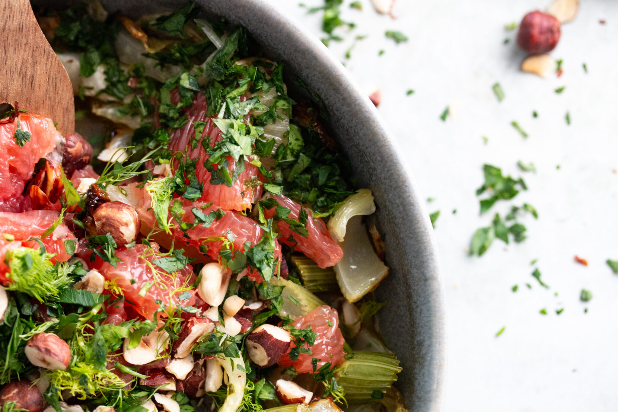 Gerösteter Fenchel mit Grapefruits / LouMalou.ch